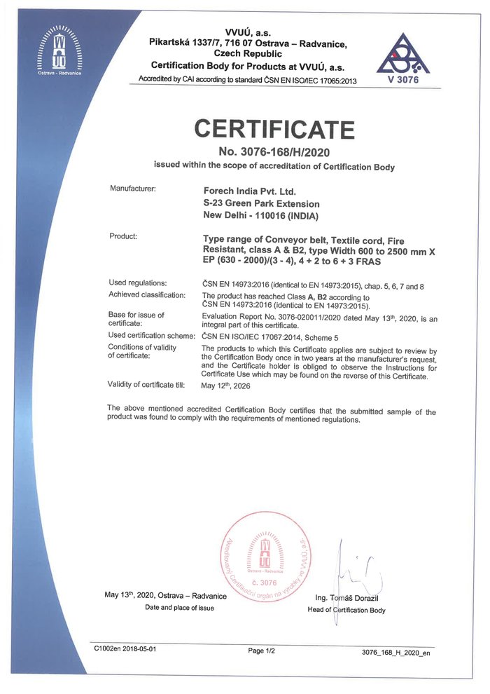 Certificaciones - Forech